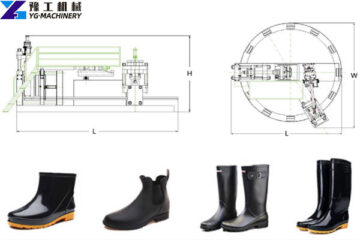 Rotary Two Color Rain Boots Injection Molding Machine